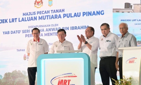 Penang celebrates historic groundbreaking of Mutiara LRT Line project ...